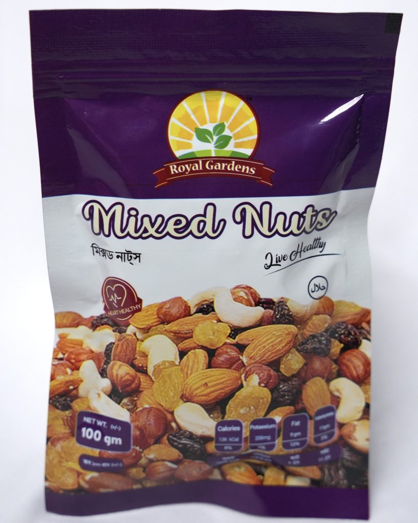 Royal Gardens Mixed Nuts 100 gm – Royal Gardens